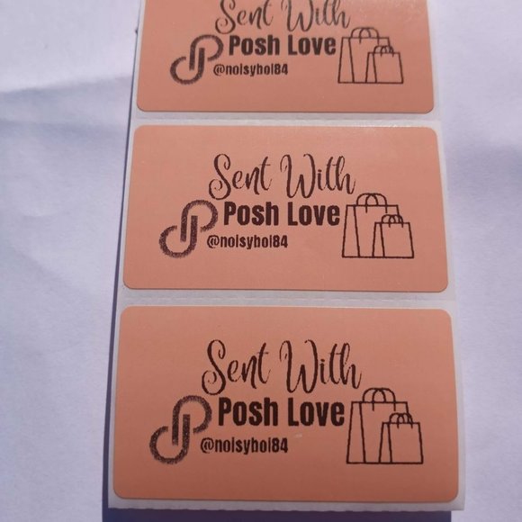Hand Crafted | Office | 0 Posh Love Shipping Labels Thermal Packaging ...